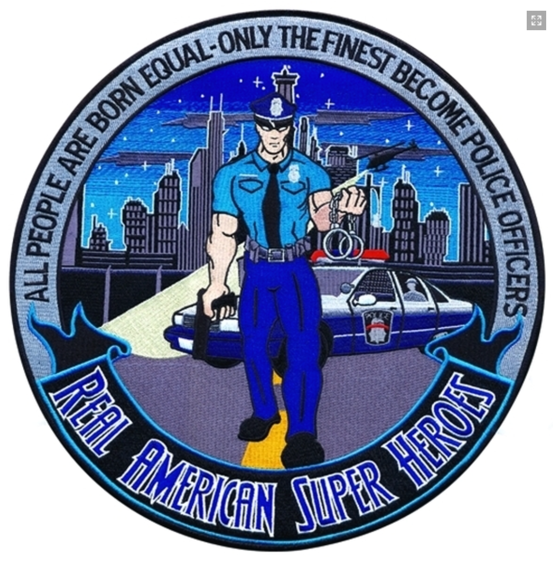 Hero's Pride Police Officer, Real American Super Heroes Collector Patc